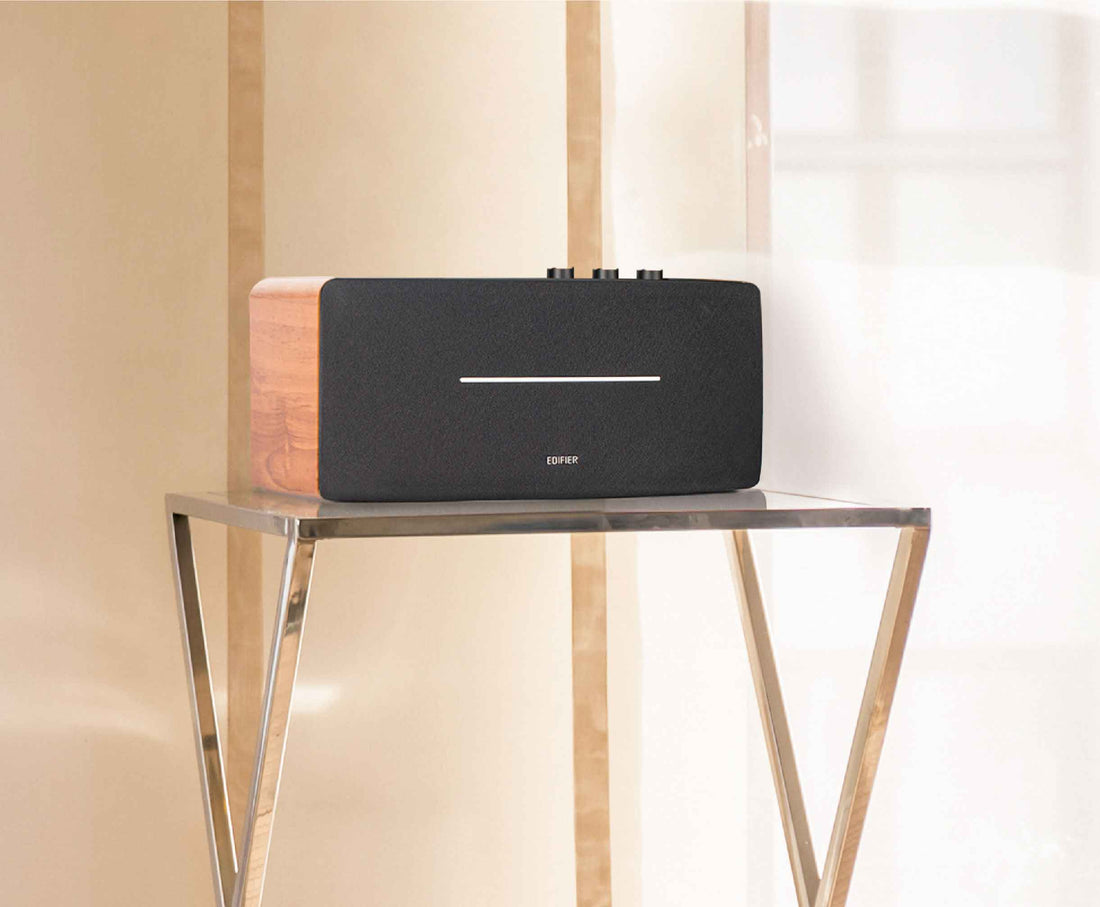 Edifier D12 Bookshelf Speaker - Integrated Desktop Stereo Bluetooth ...