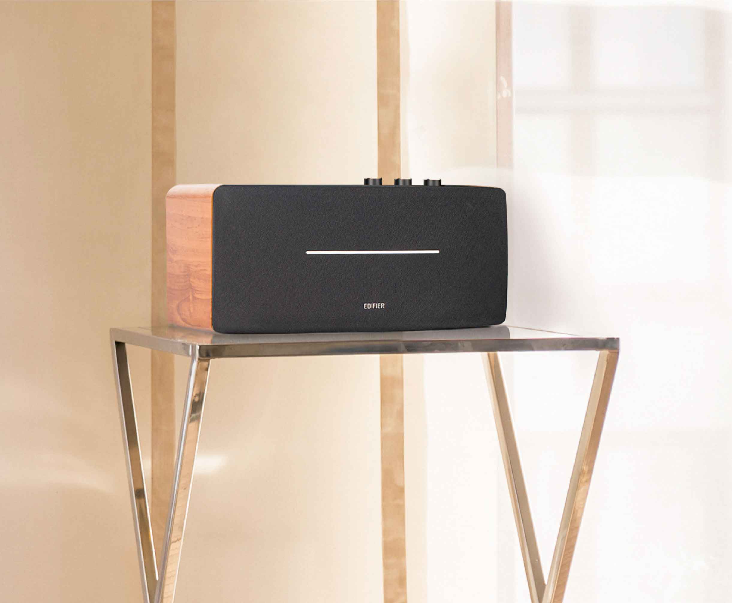 Edifier D12 Bookshelf Speaker - Integrated Desktop Stereo Bluetooth ...